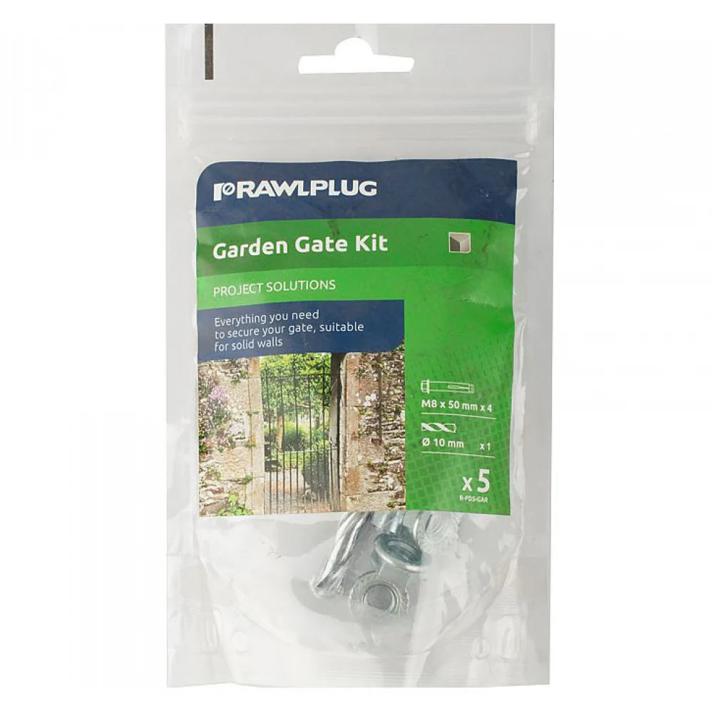 RAWLPLUG GARDEN GATE KIT PACK OF 5 – Thornhill Brothers Hardware Ltd