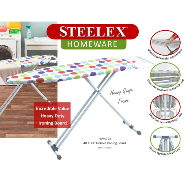 STEELUX 48 X 13 IRONING BOARD – Thornhill Brothers Hardware Ltd